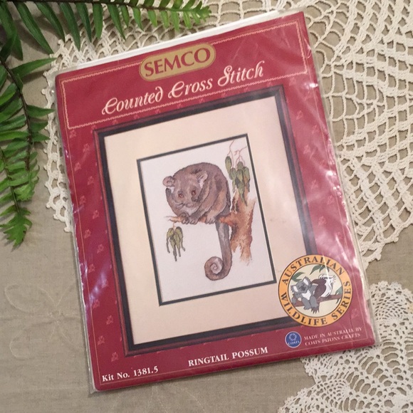 Office | Australian Ringtail Possum Cross Stitch Kit New | Poshmark